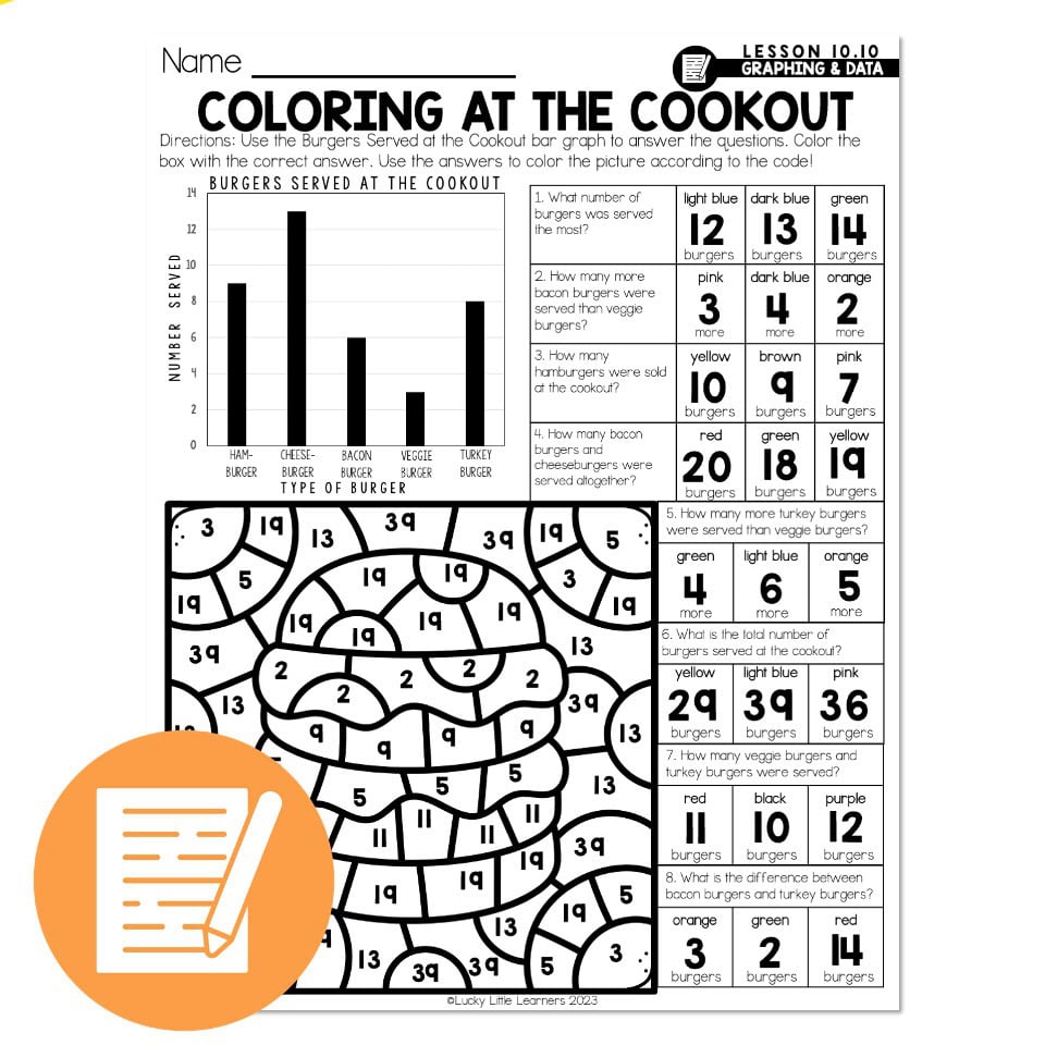 Lucky to Learn Math - Lesson 10.10 - Graphing Review - Independent ...