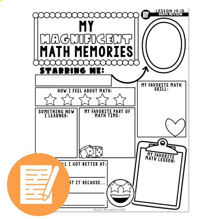 Lucky to Learn Math - Lesson 10.15 - Cumulative Math Review ...