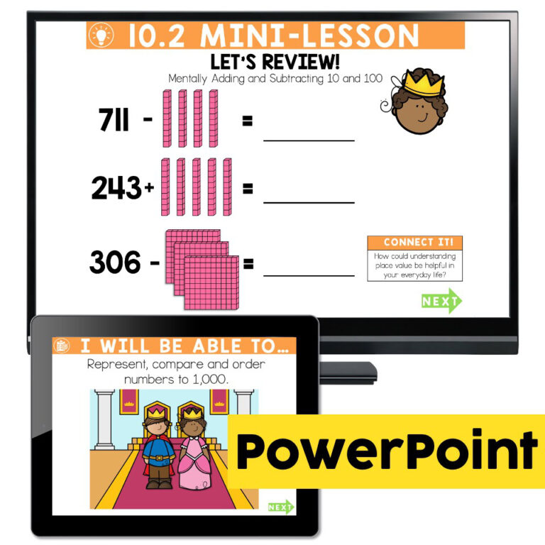 Lucky to Learn Math - Lesson 10.2 - Place Value Review - Teaching ...