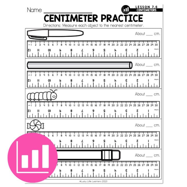Lucky to Learn Math - Lesson 7.6 - Centimeters - Differentiation ...