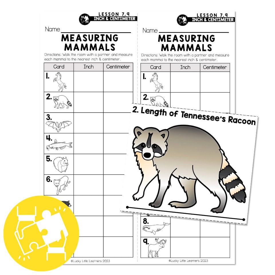 Lucky to Learn Math - Lesson 7.9 - Comparing Inches and Centimeters ...