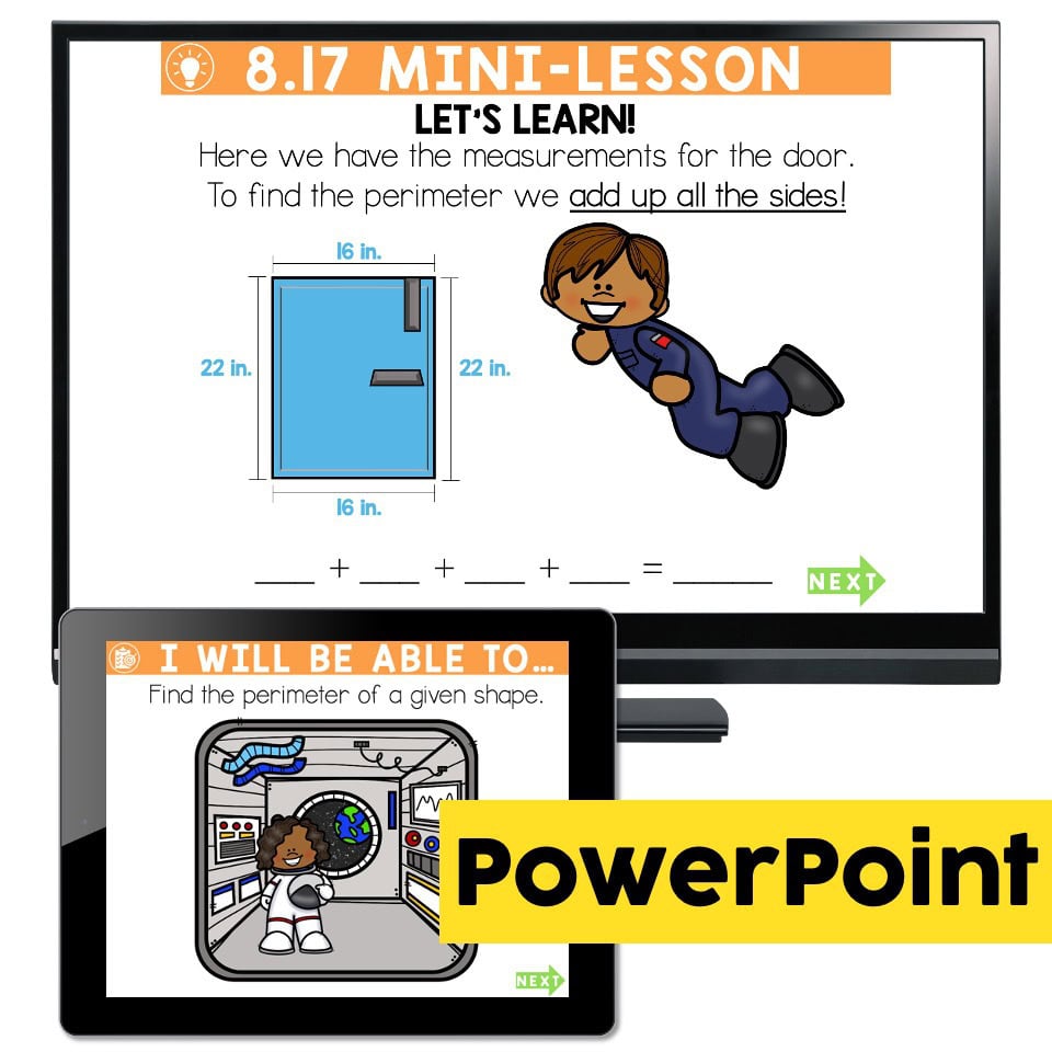 Lucky to Learn Math - Perimeter - Lesson 8.17 - Teaching Slides ...