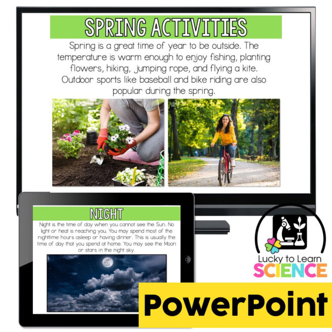 Lucky to Learn Science - Seasons and Day to Night - Teaching Slides ...