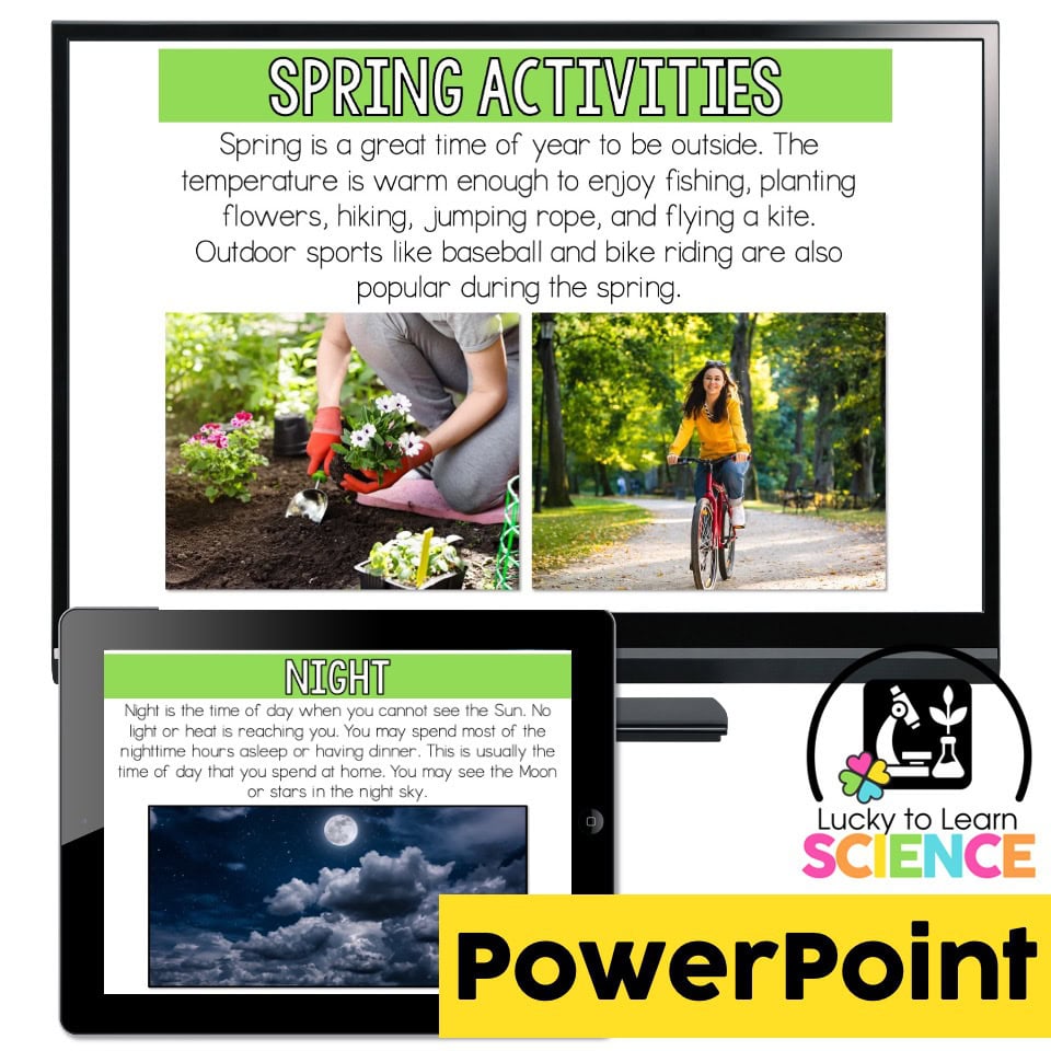 Lucky to Learn Science - Seasons and Day to Night - Teaching Slides ...