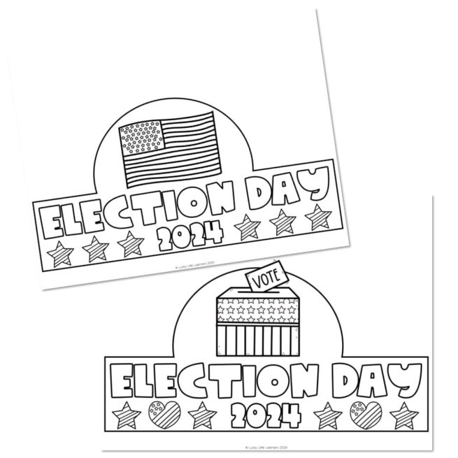 Social Studies - Election and Voting - Crown - Lucky Little Learners
