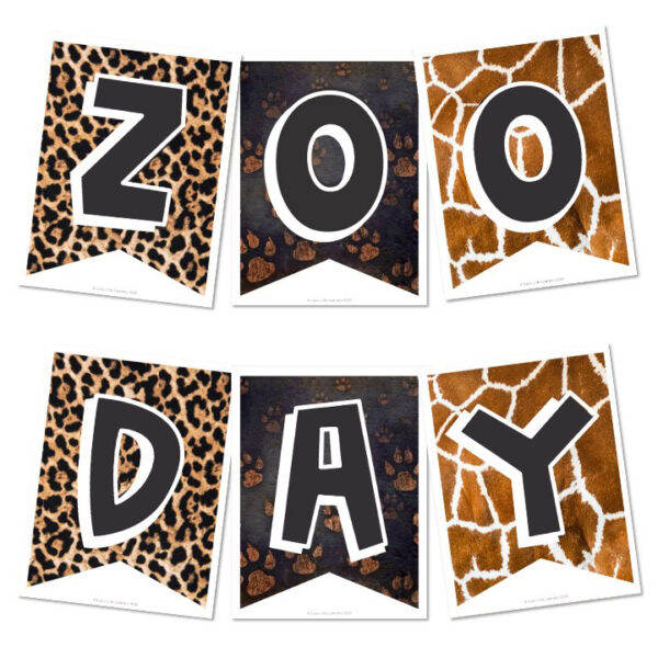 Zoo Transformation - Classroom Decor - Zoo Day Banner - Lucky Little ...
