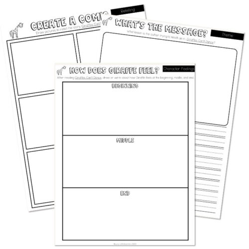 Zoo Transformation - Reading Comprehension - Giraffes Can't Dance ...