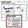 1st Grade Grammar Center - Plural Nouns - Lucky Little Learners