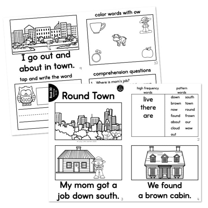 Lucky Little Readers - Fiction - Book Twenty Nine - Diphthongs OU OW ...