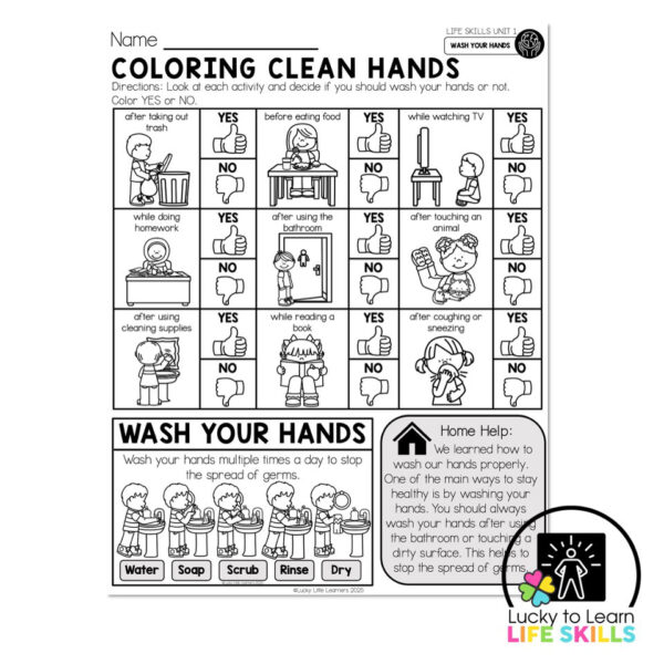 Lucky to Learn Life Skills - Unit 1 Personal Responsibility and Hygiene ...