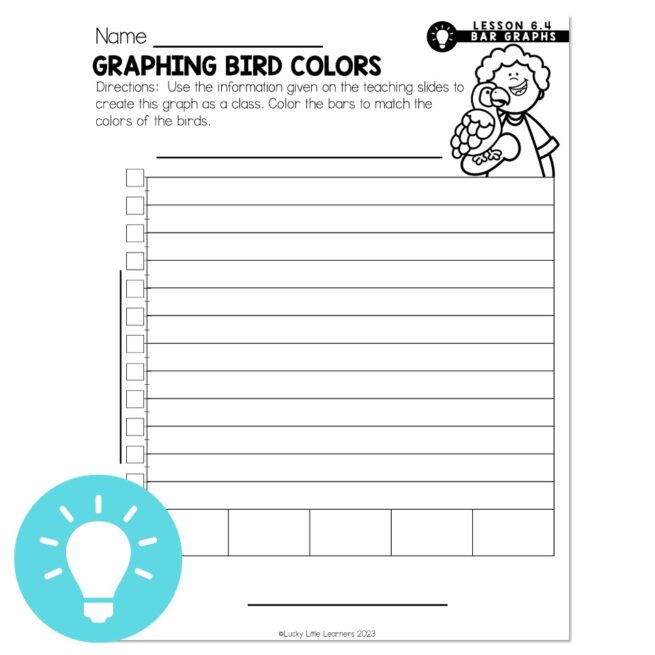 Lucky to Learn Math - Lesson 6.4 - Read and Create Bar Graphs - Mini ...