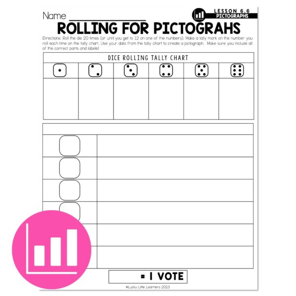 Lucky to Learn Math - Lesson 6.6 - Read and Create Pictographs ...