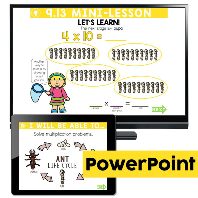 Lucky to Learn Math - Lesson 9.13 - Multiplication - Teaching Slides ...