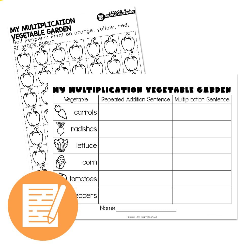 Lucky to Learn Math - Lesson 9.15 - Multiplication and Arrays Review ...