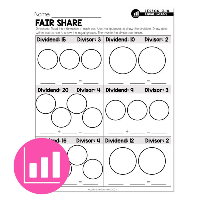 Lucky to Learn Math - Lesson 9.18 - Division with Equal Groups ...