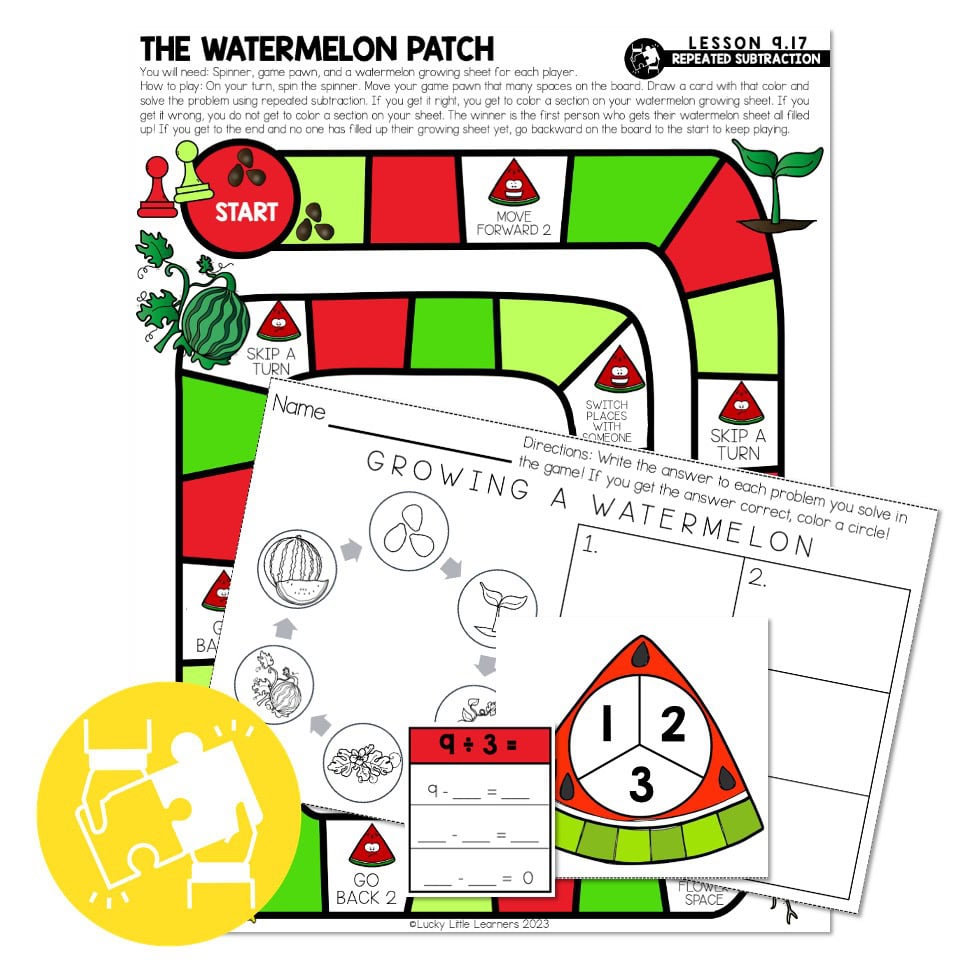 Lucky to Learn Math - Lesson 9.17 - Division with Repeated Subtraction ...