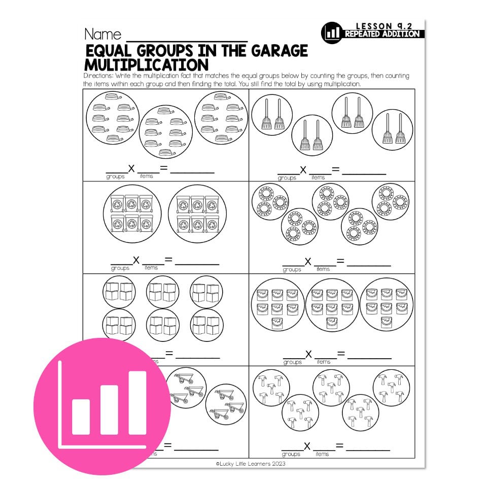 Lucky to Learn Math - Lesson 9.2 - Repeated Addition - Differentiation ...