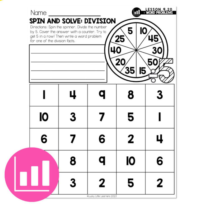 Lucky to Learn Math - Lesson 9.20 - Division Word Problems ...