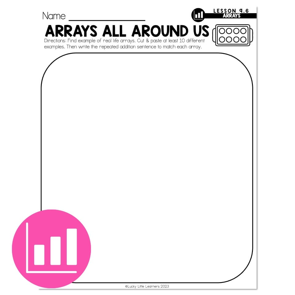 Lucky to Learn Math - Lesson 9.6 - Arrays - Differentiation - Arrays ...