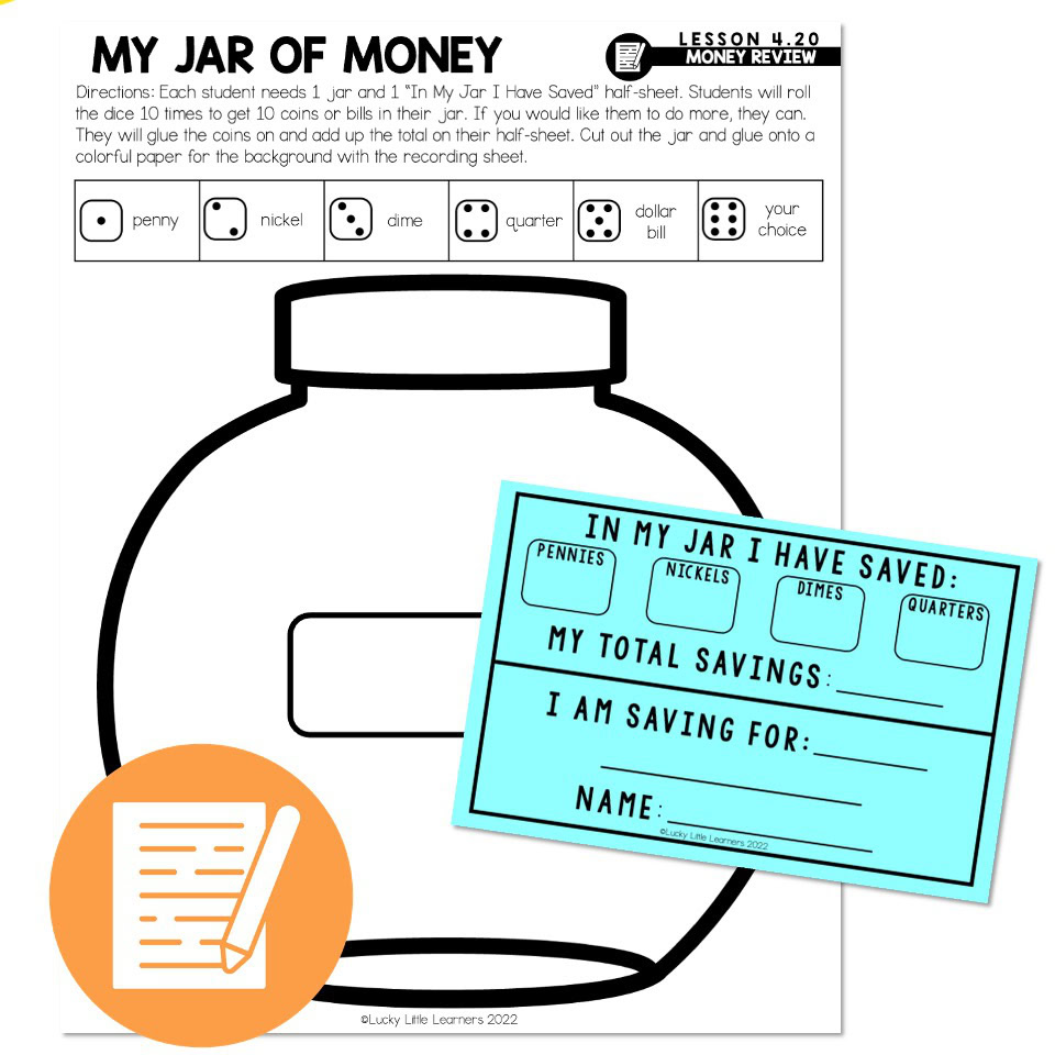 Lucky to Learn Math - Money and Financial Literacy Review - Lesson 4.20 ...