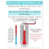 Lucky to Learn Math - Unit 10 - Anchor Chart - Measure Temperature ...