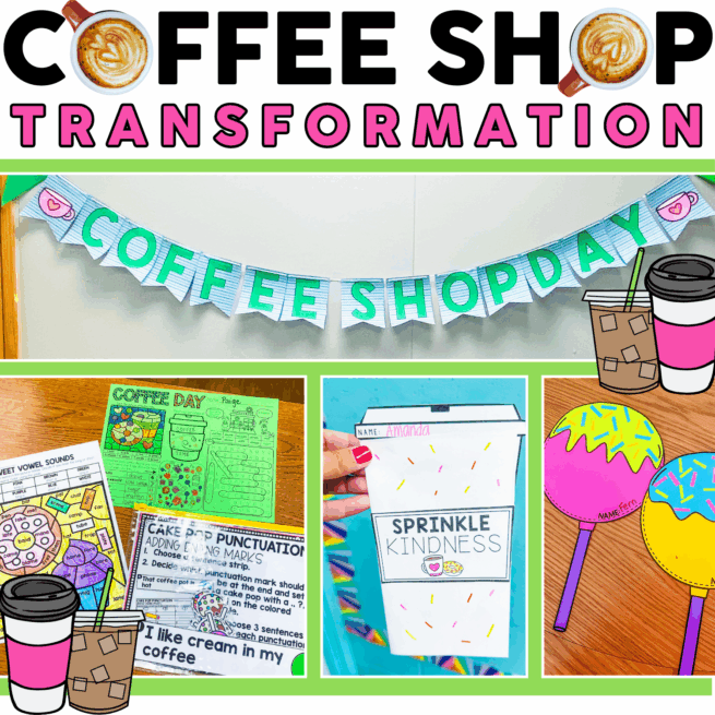 Coffee Shop Classroom Transformation - Lucky Little Learners
