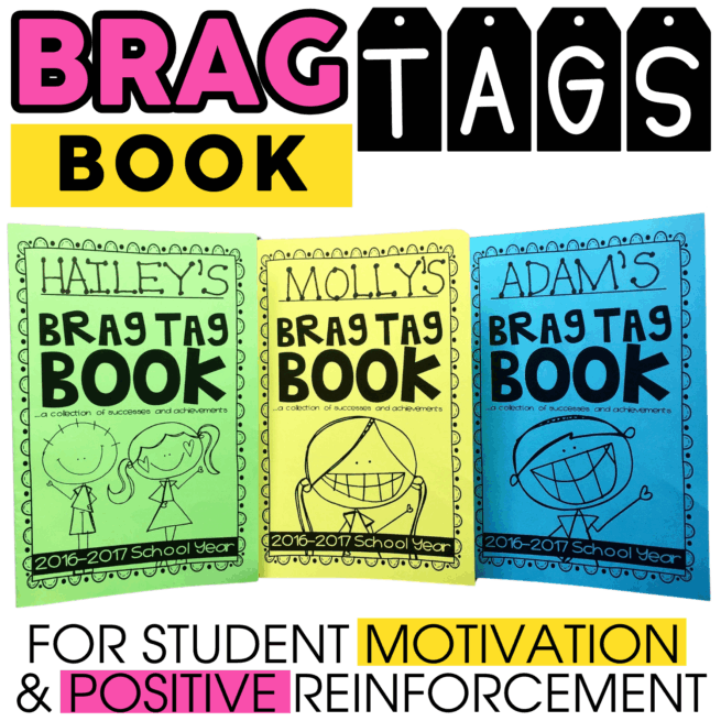 Brag Tags Book - Lucky Little Learners
