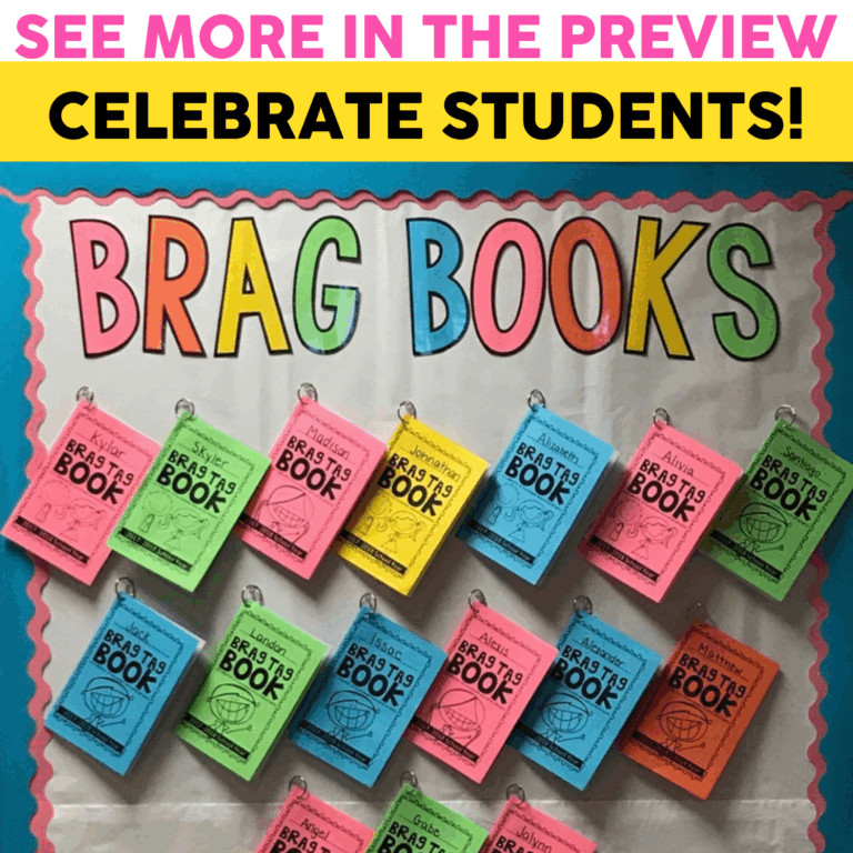 Brag Tags Book - Lucky Little Learners