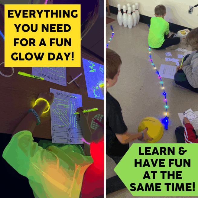 Glow Day Classroom Transformation - Lucky Little Learners