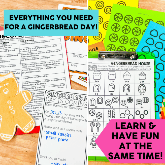 Gingerbread Day Classroom Transformation - Lucky Little Learners