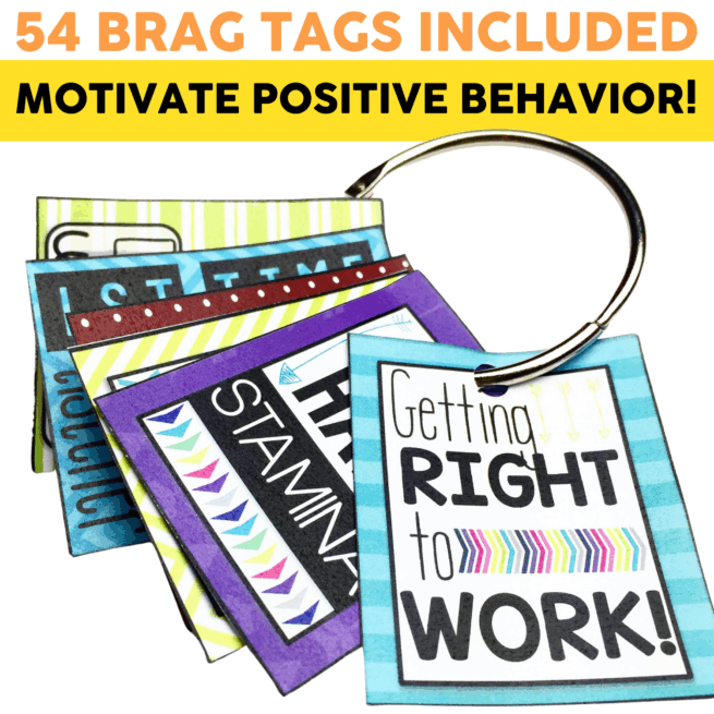 Brag Tags School Set 1 - Lucky Little Learners