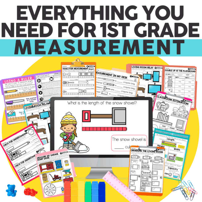 1st Grade Measurement Unit - Lucky Little Learners