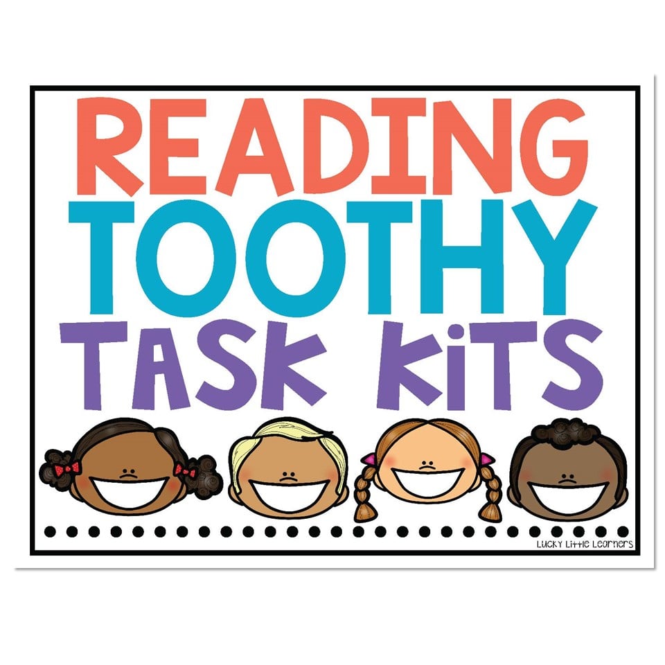 2nd Grade - Reading Comprehension Toothy Task Cards - Task Box Cover ...