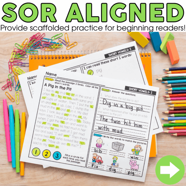 2nd Grade Decodable Passages Bundle - Lucky Little Learners