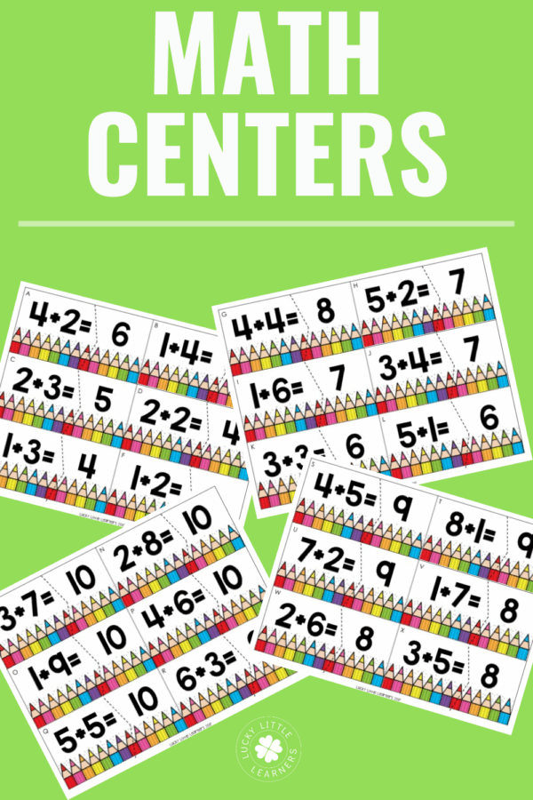 2nd Grade Math Centers Bundle - Lucky Little Learners