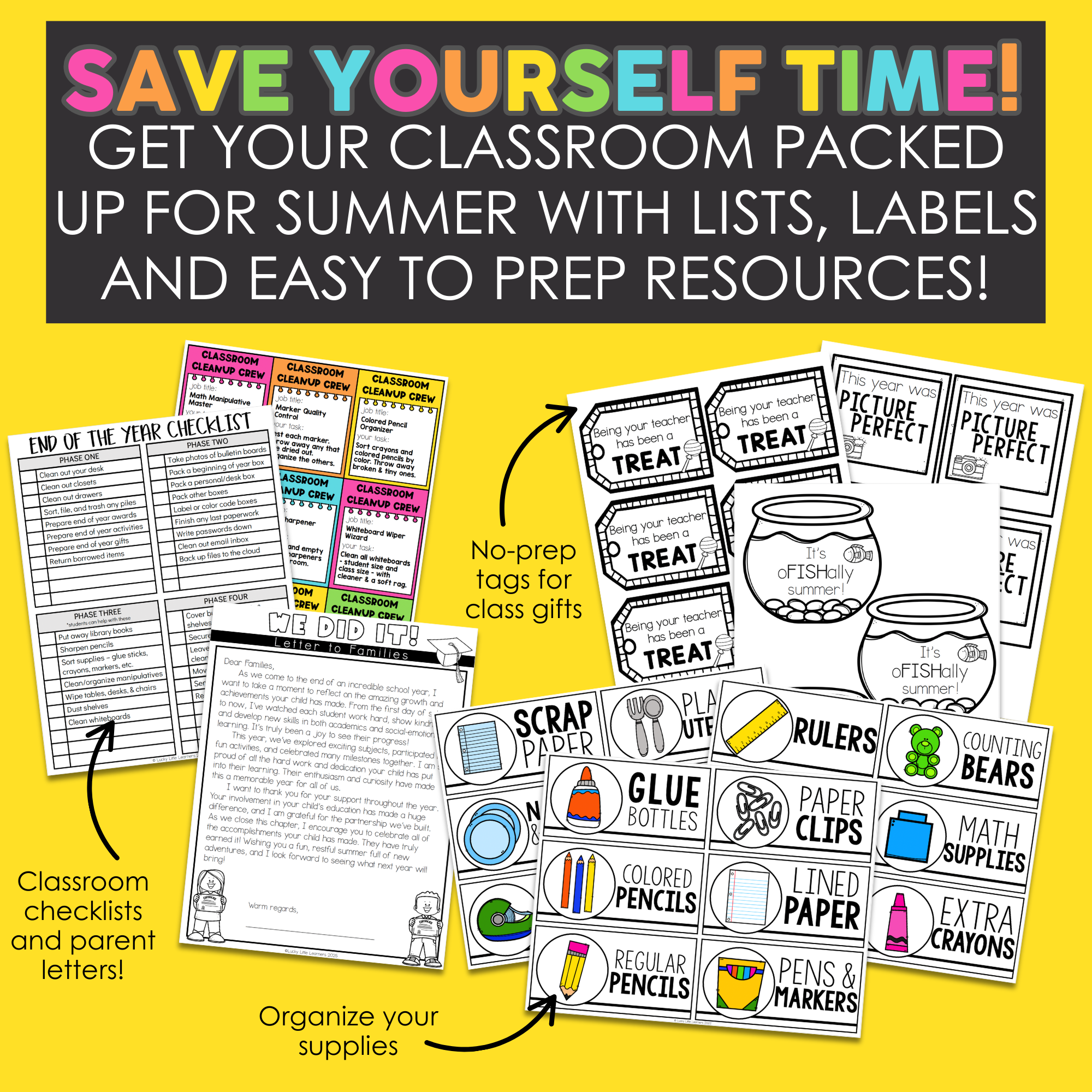 End of Year Survival Pack - Lucky Little Learners