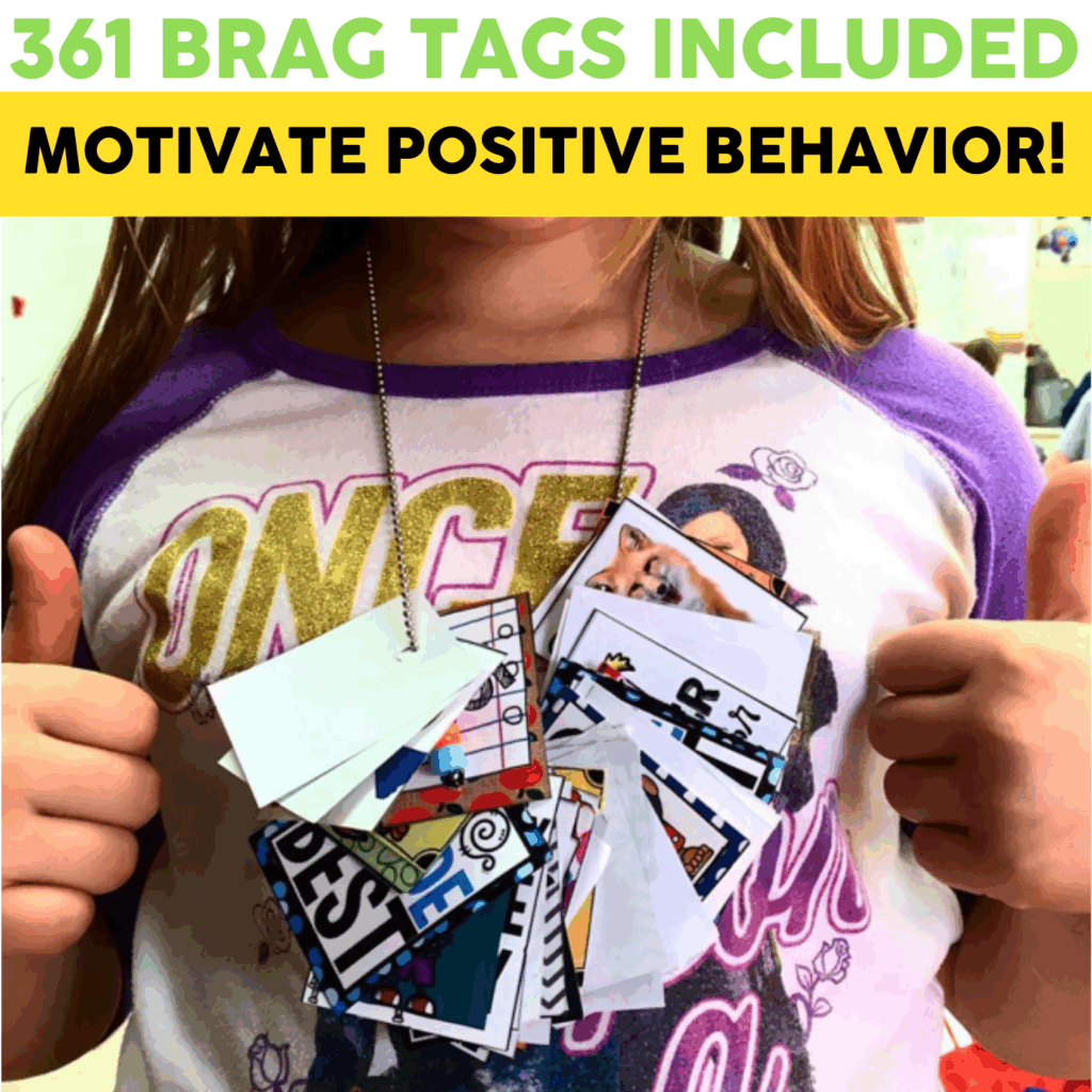 Brag Tags Bundle #3 - Editable - Lucky Little Learners