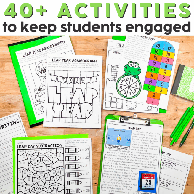 Leap Day & Leap Year Activities - Lucky Little Learners