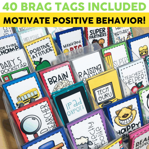 Motivation Brag Tags - Lucky Little Learners