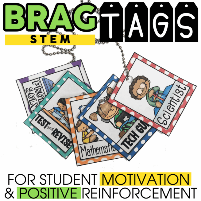 STEM Brag Tags - Lucky Little Learners