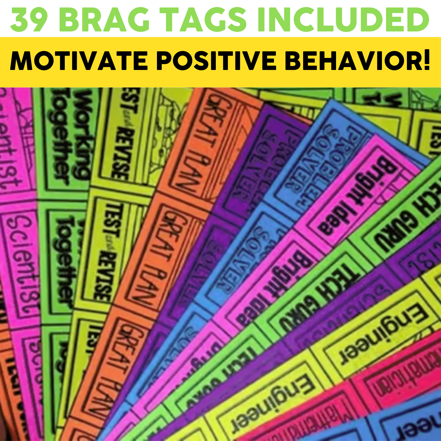 STEM Brag Tags - Lucky Little Learners