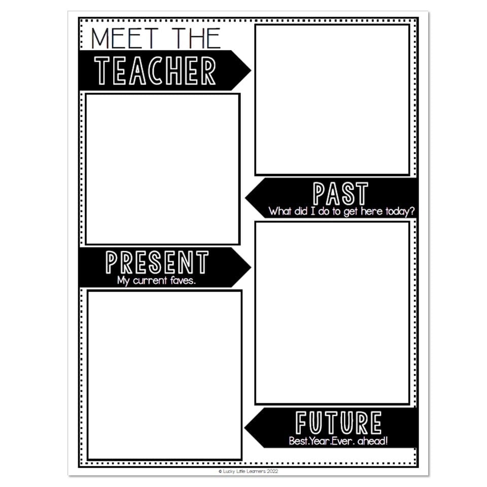 Classroom Setup - Open House - Meet the Teacher Template & Example ...