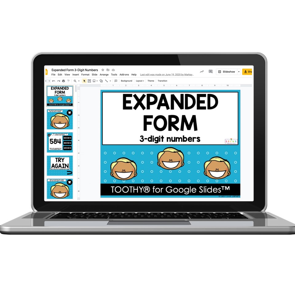 Digital Toothy - Math - 3rd Grade - Expanded Form - 3-Digit Numbers ...