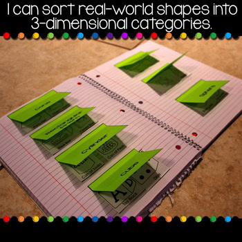 Geometry Second Grade Math Notebook - Lucky Little Learners