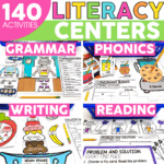 2nd Grade Literacy Centers Bundle - Lucky Little Learners