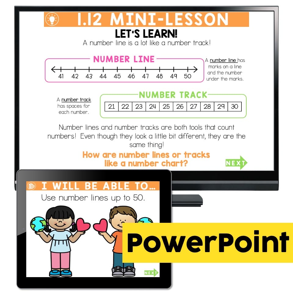 Lucky to Learn Math - 1st Grade - Lesson 1.12 - Numbers to 50 ...