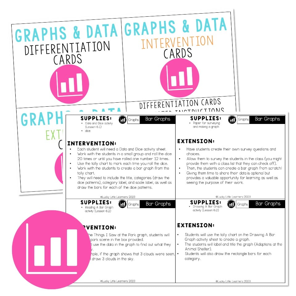 Lucky to Learn Math - Unit 6 - Graphing & Data - Differentiation ...