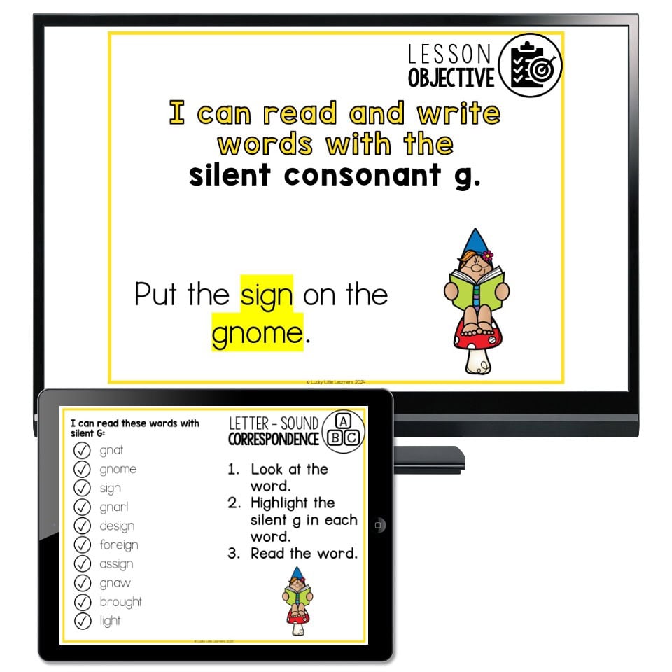 Lucky to Learn Phonics - Other Consonants - Silent Letters and Prefixes ...