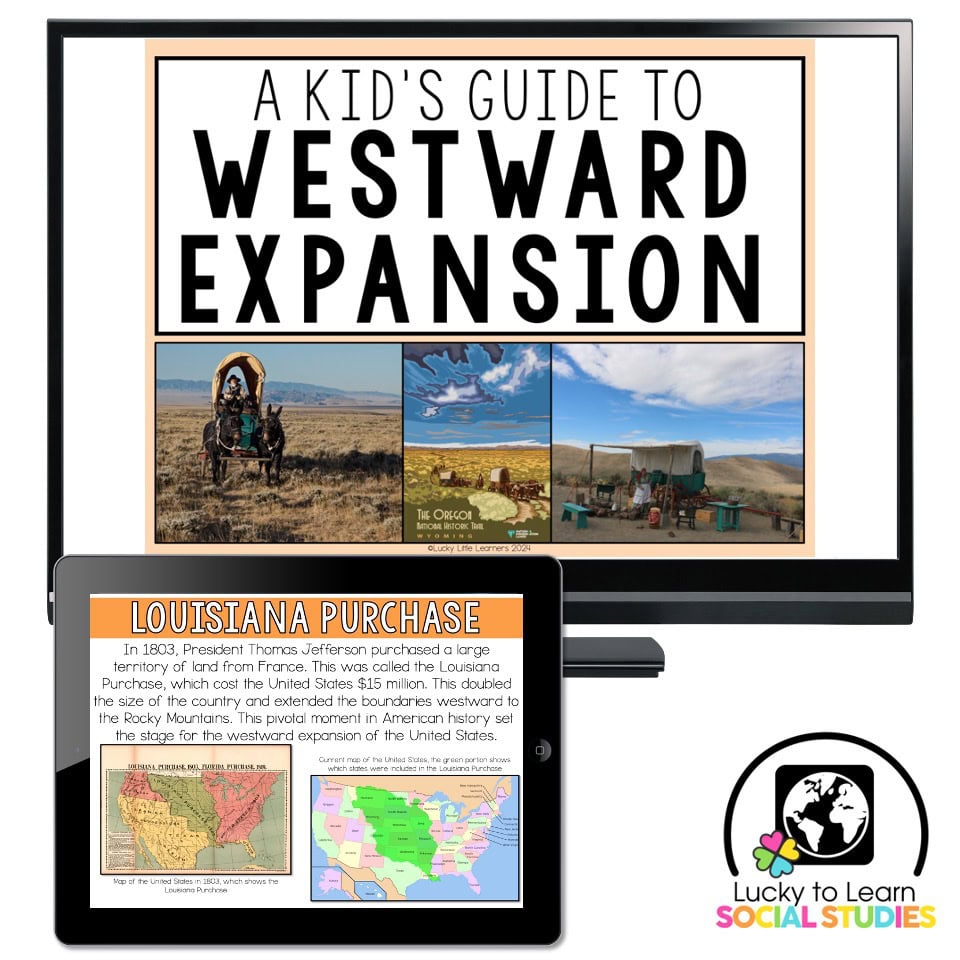 Lucky to Learn Social Studies - Westward Expansion - Teaching Slides ...