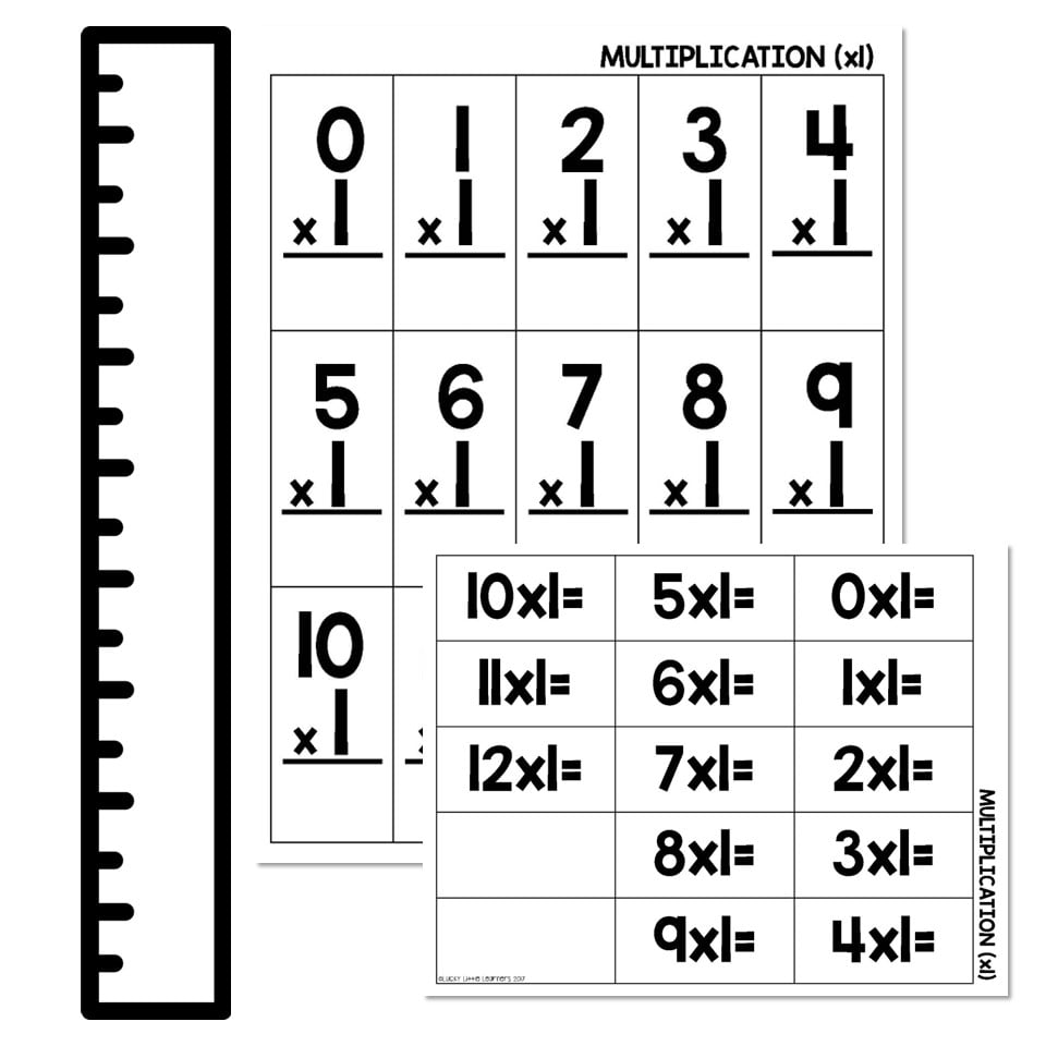 Math Fact Fluency Sticks - Math Fact Fluency Practice - Flashcards ...